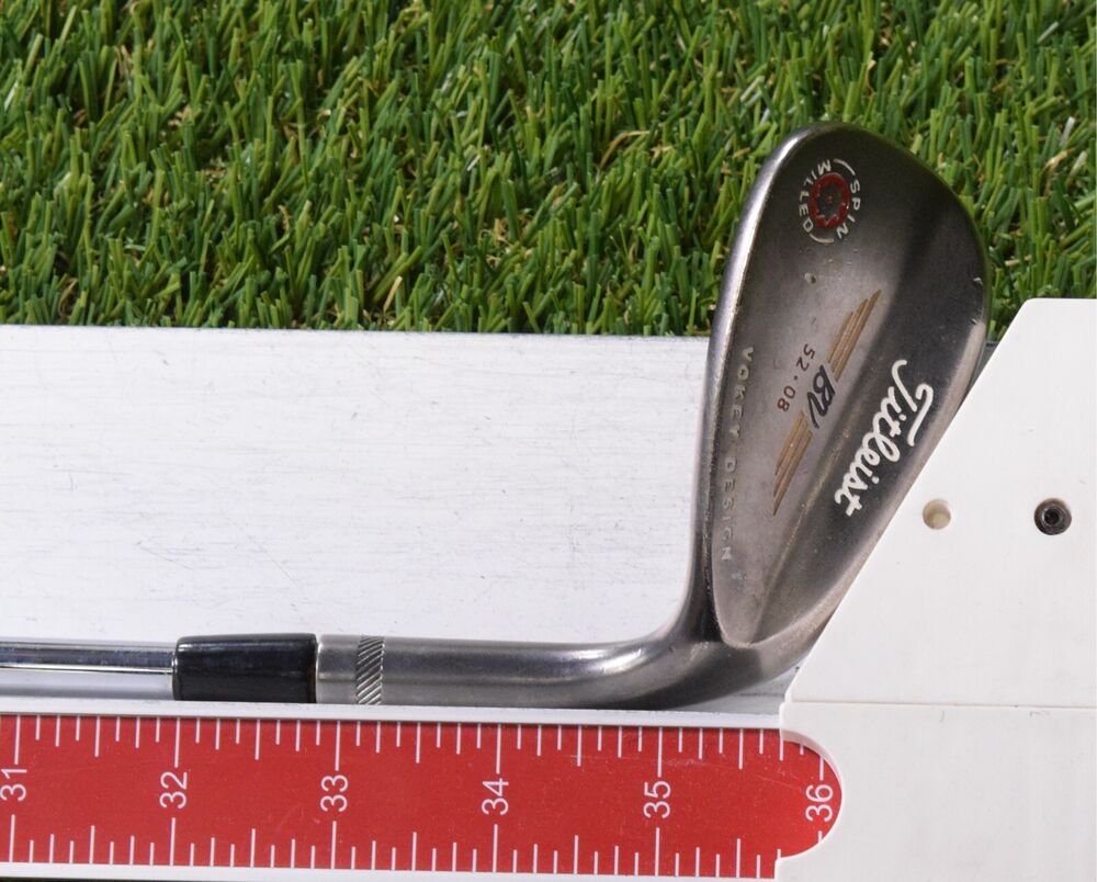 TITLEIST BV VOKEY DESIGN 52* 08 ATTACK WEDGE W/ WEDGE FLEX STEEL SHAFT ...