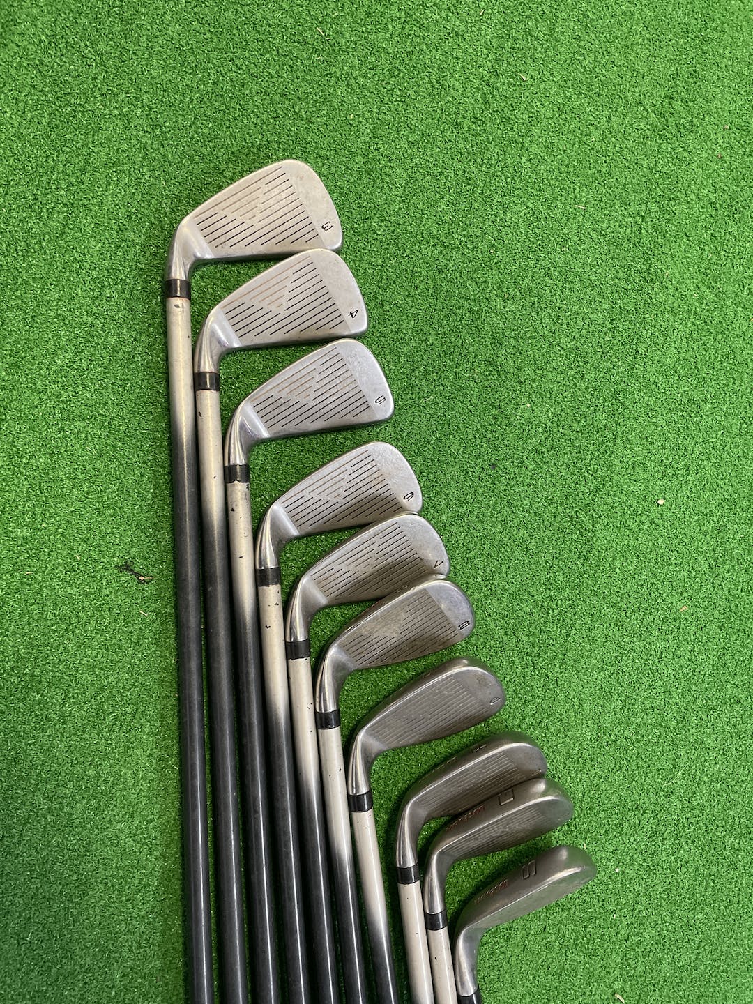 Used Wilson Fat Shaft 3i-sw Regular Flex Graphite Shaft Iron Sets ...