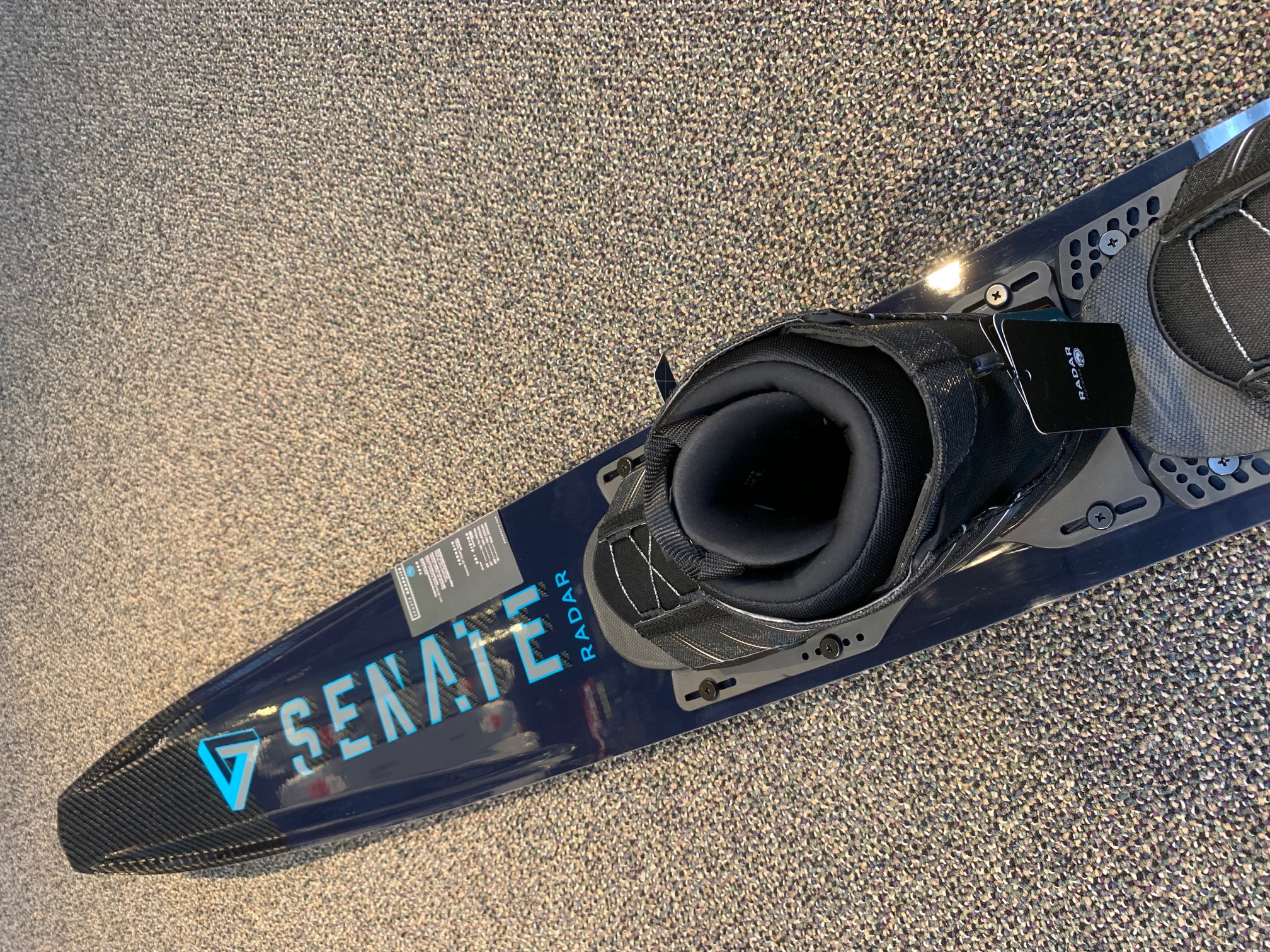 New 2023 RADAR Senate Graphite Water Skis | SidelineSwap