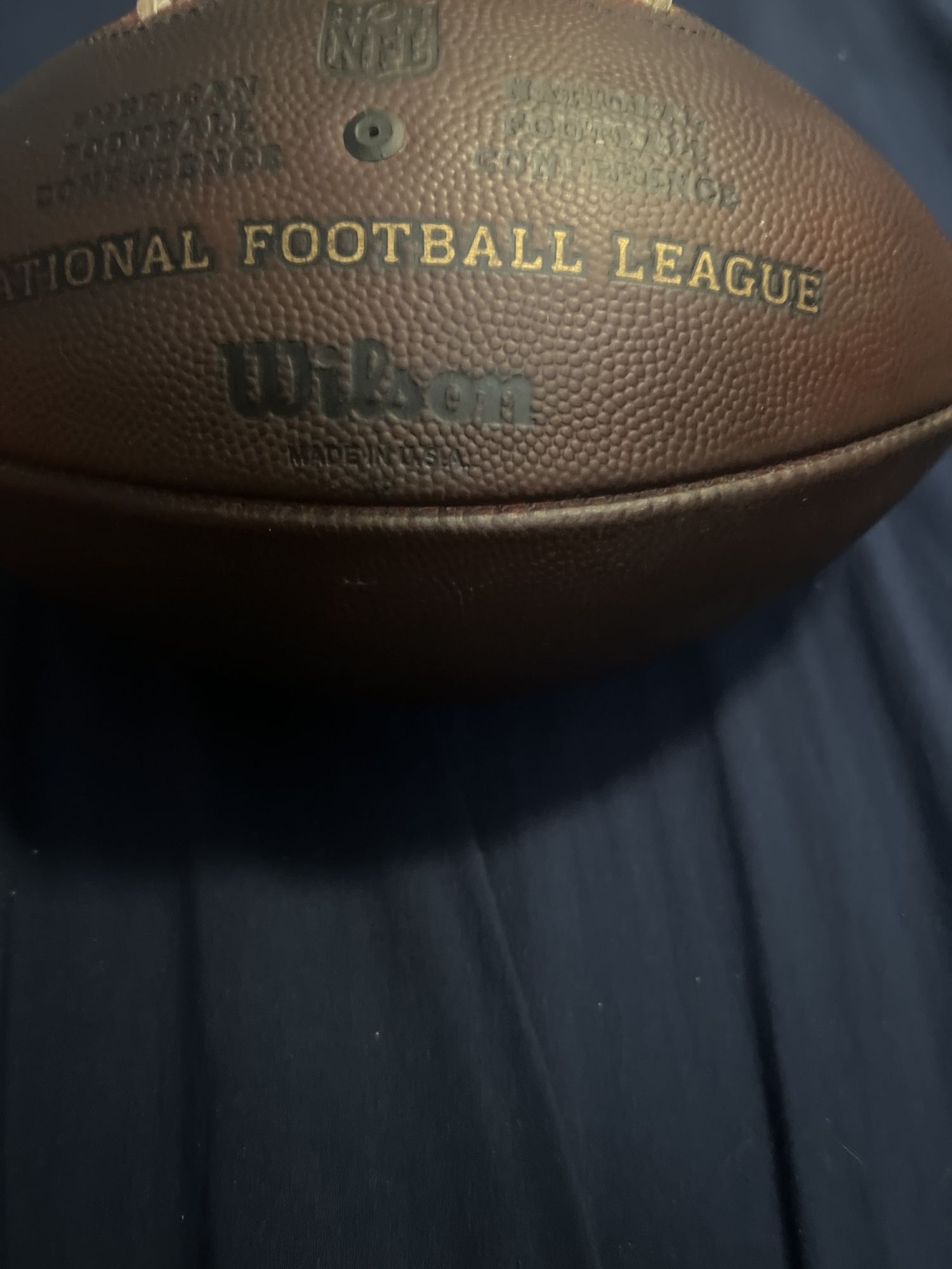 Broken/ Mudded In Wilson “The Duke” NFL Football (Raiders) | SidelineSwap