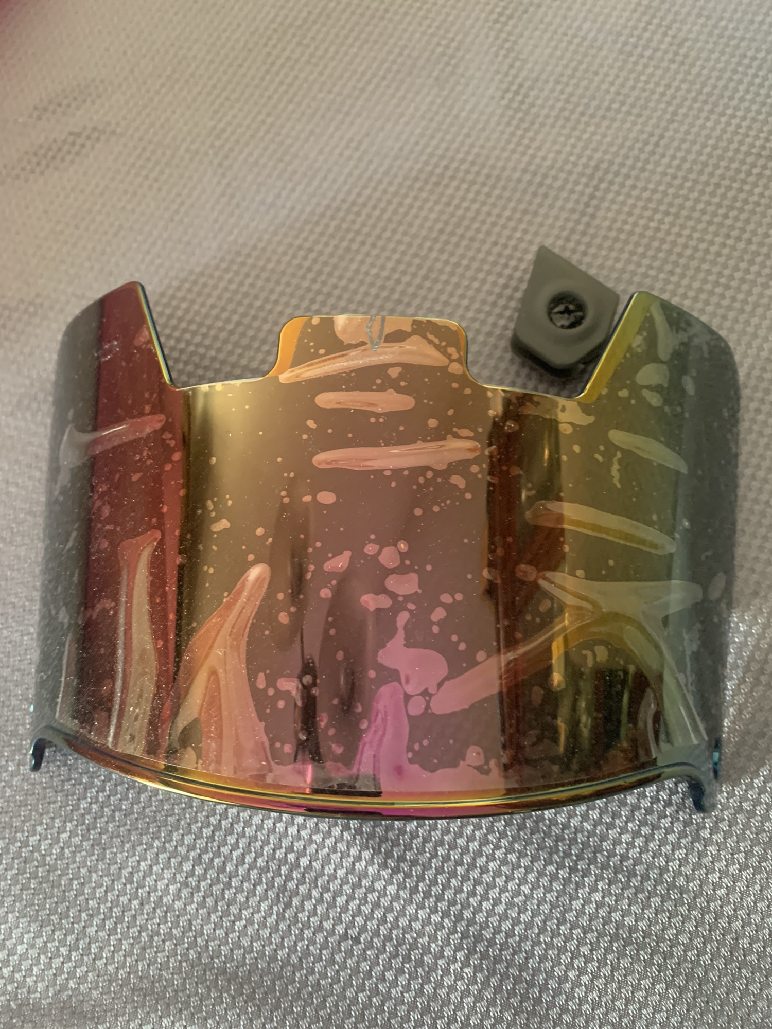 Sunrise Red Mirror Adult Football Helmet Shield Visor | SidelineSwap