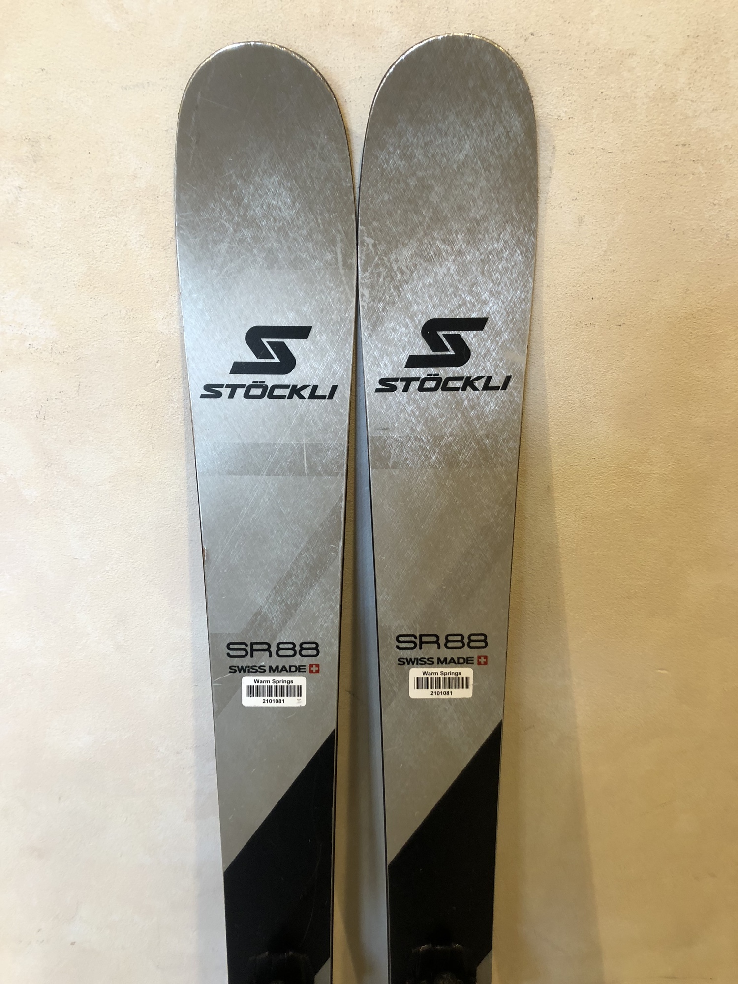 2023 Stockli Stormrider 88 Skis With Salomon Strive Bindings 166cm ...