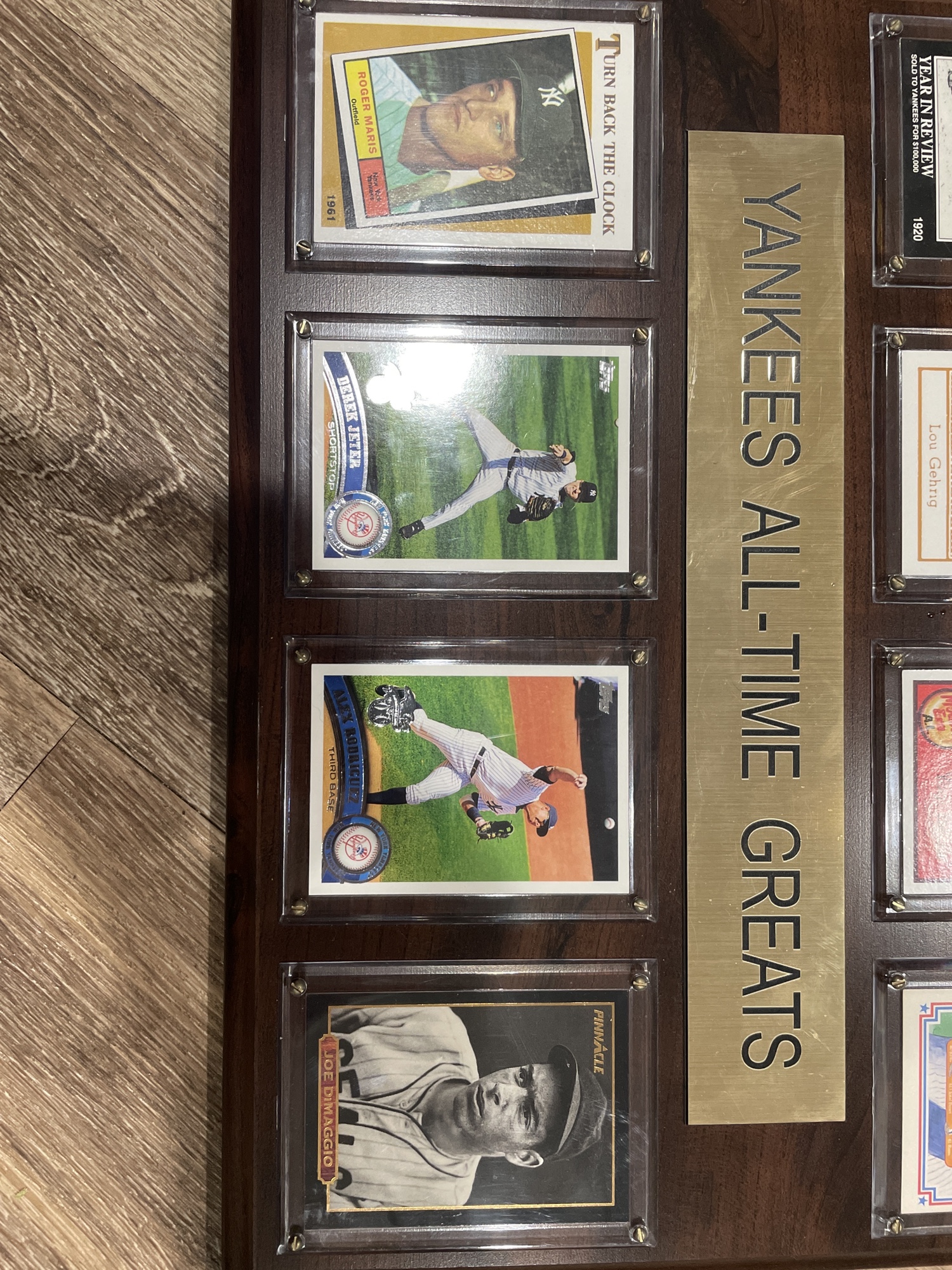 Yankees All-Time Greats plaque 12” x 15” | SidelineSwap