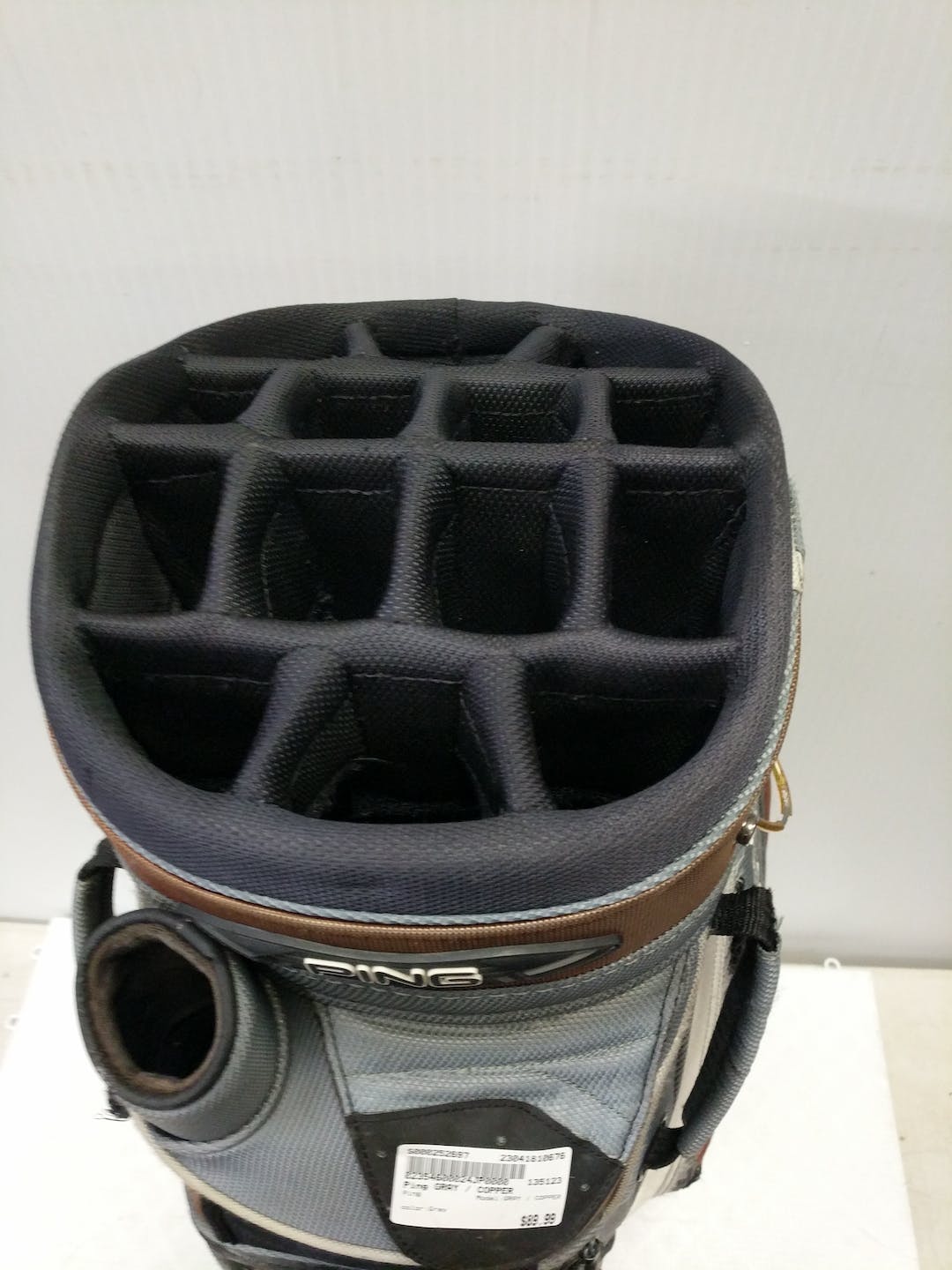 Used Ping Gray Copper Golf Cart Bags | SidelineSwap