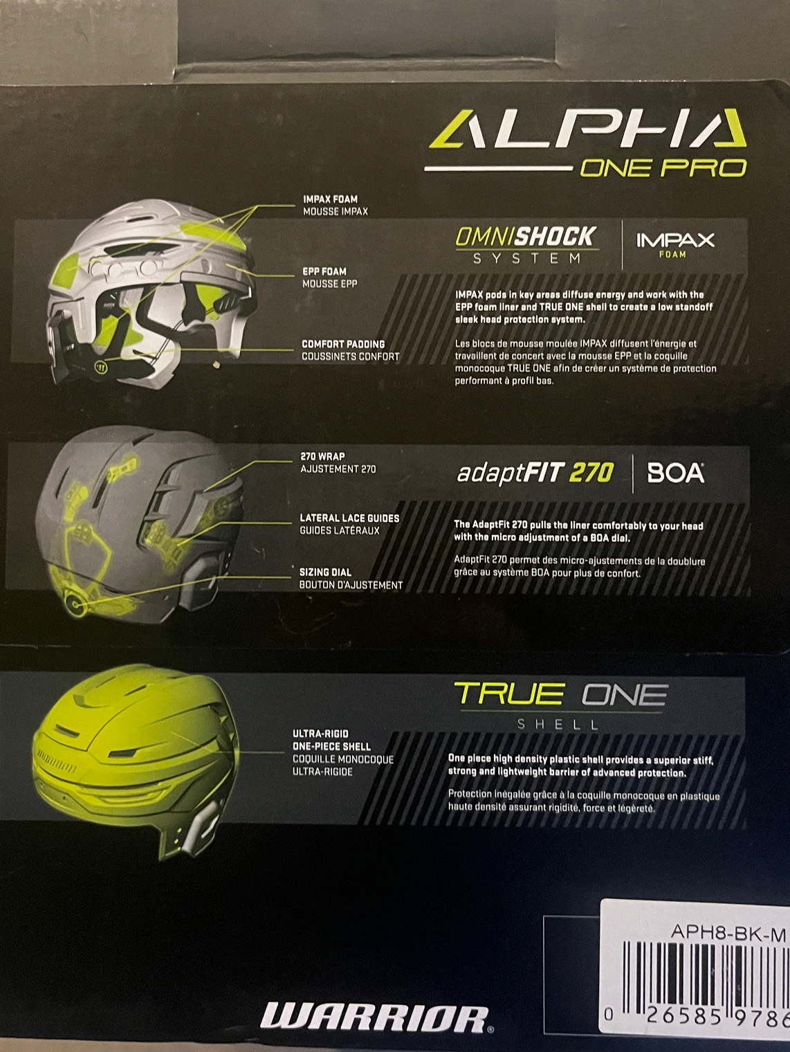 New Medium Warrior Alpha One Pro Helmet | SidelineSwap