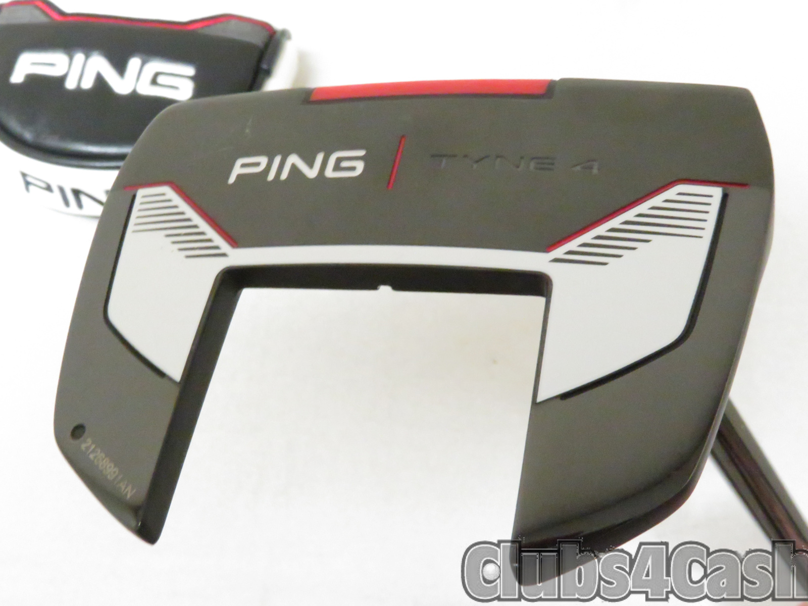 PING 2021 Tyne 4 Putter Black Dot Strong Arc 34" +Cover .. NICE ...