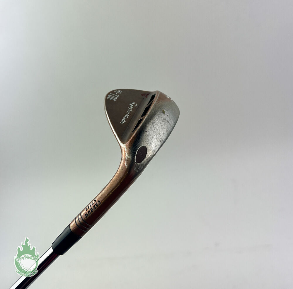 Used RH TaylorMade Hi-Toe Wedge 56*-10* KBS 120g Stiff Steel Golf Club ...