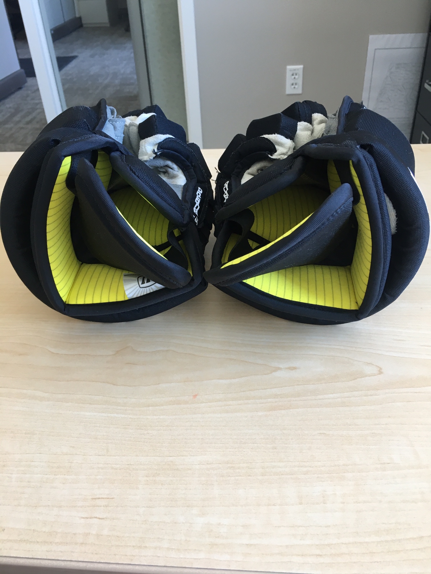 ***SUPER RARE*** Zetterberg Spec Gloves Warrior Franchise 13" Pro Stock ...