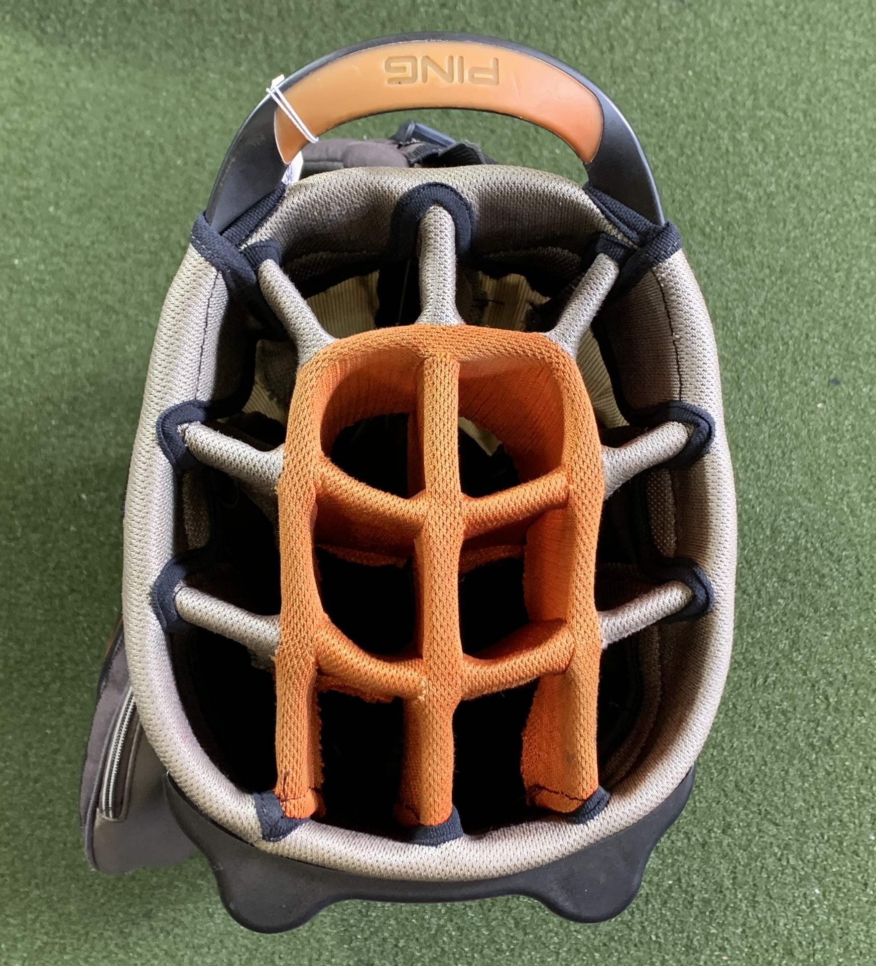 Ping Carry Stand Bag Gray 14-Way Divide Dual Strap Golf Bag | SidelineSwap