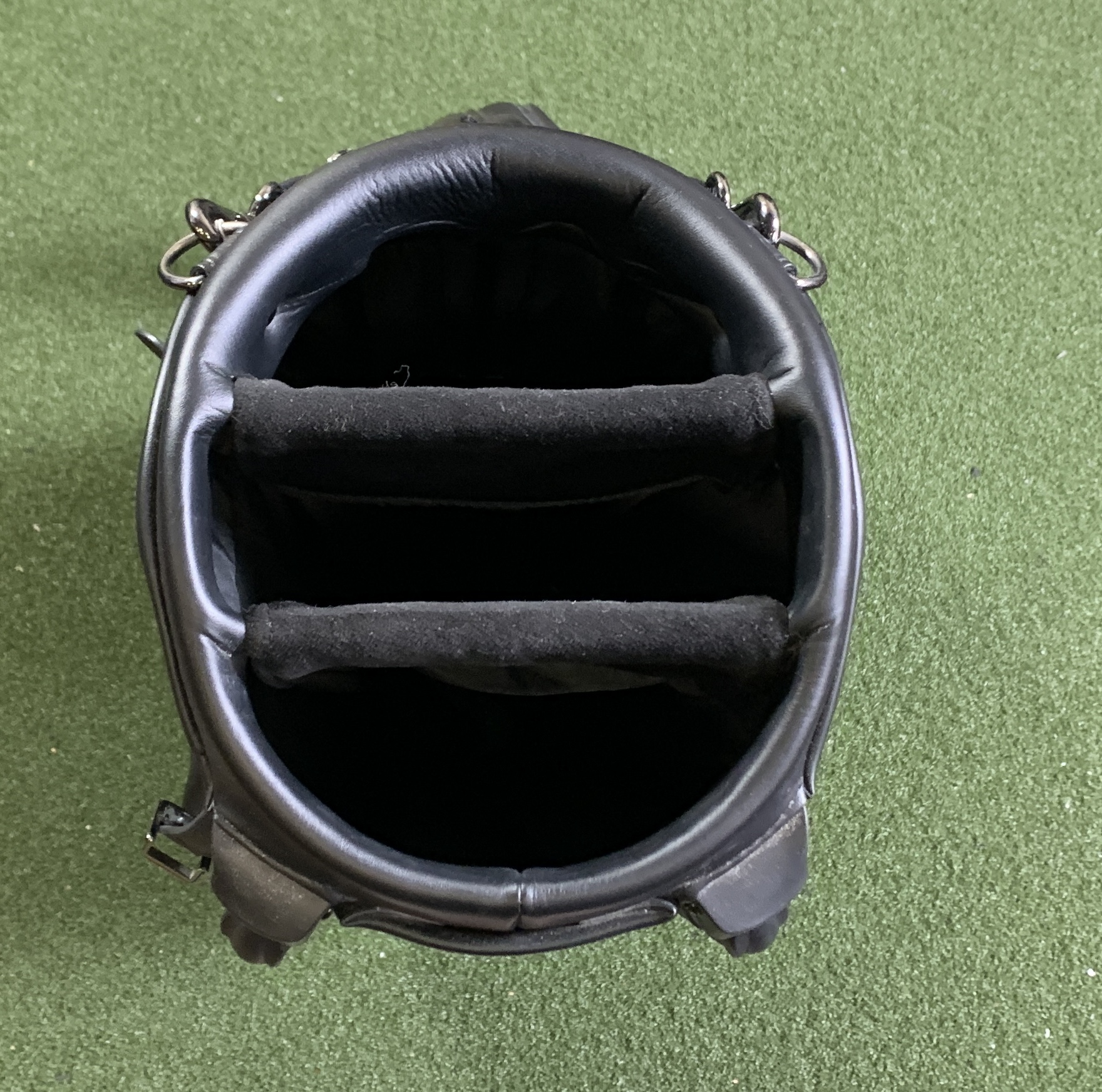 Titleist Linksmaster Carry Bag Black 3-Way Divide Single Strap Golf Bag ...