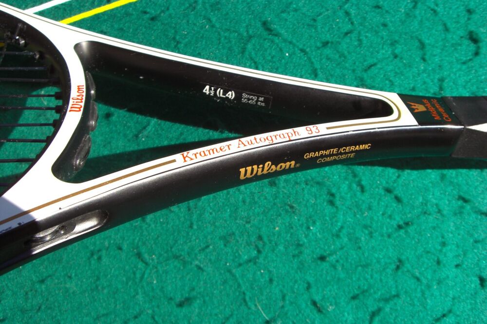 Rare Find Wilson Jack Kramer Autograph 93 Mid Graphite 4 5/8 Strung ...