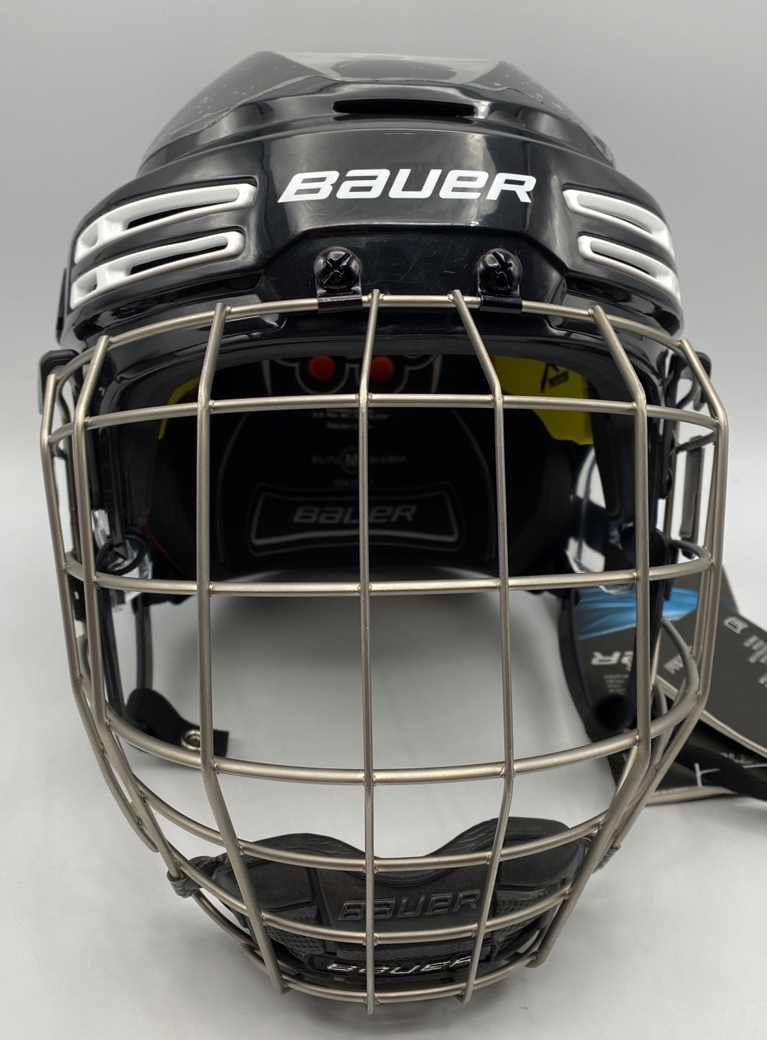 NEW Bauer Reakt 75 Helmet Combo, Black/White, Medium | SidelineSwap