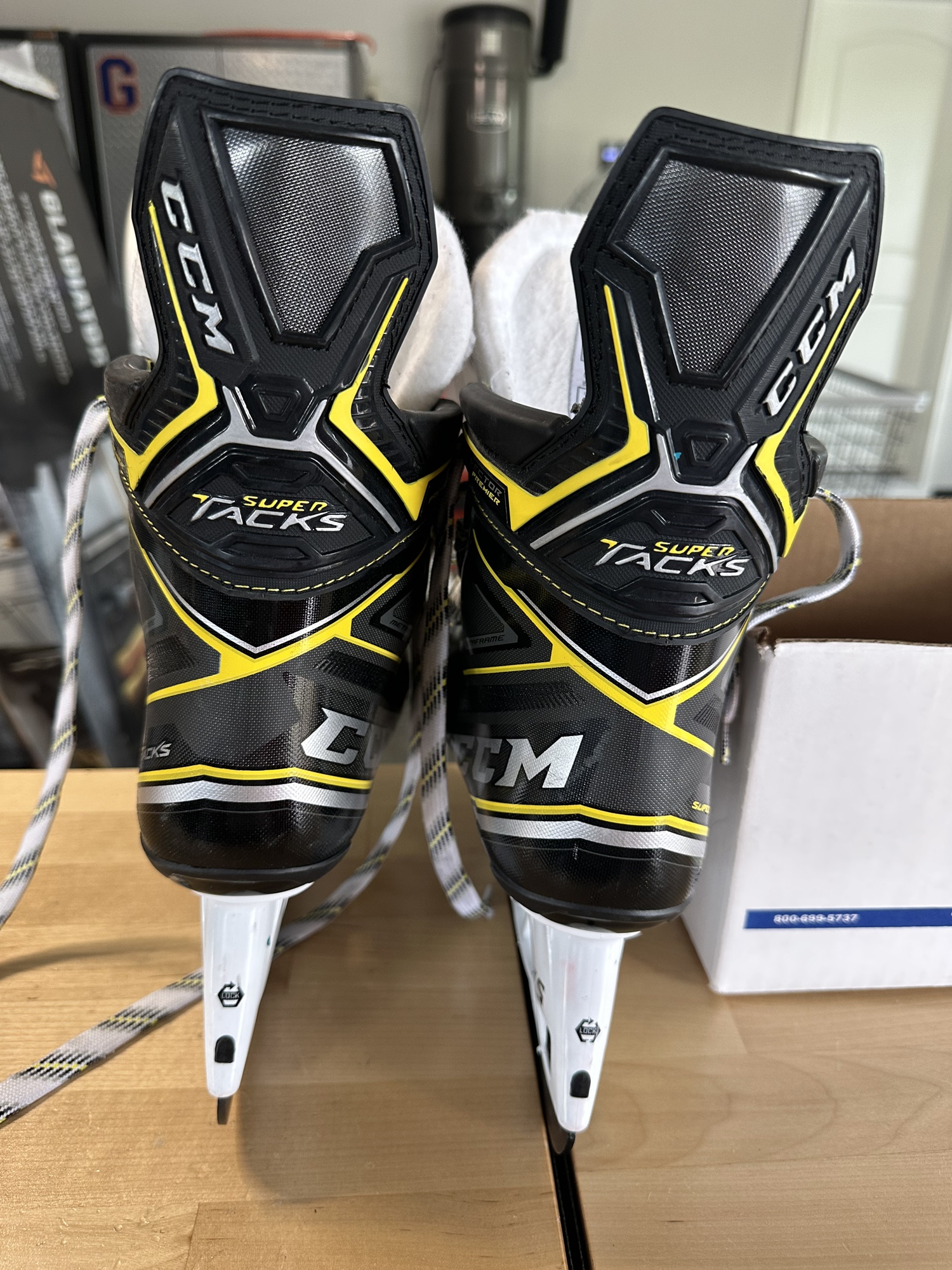 CCM Super Tacks Vector Premier Hockey Skates | SidelineSwap