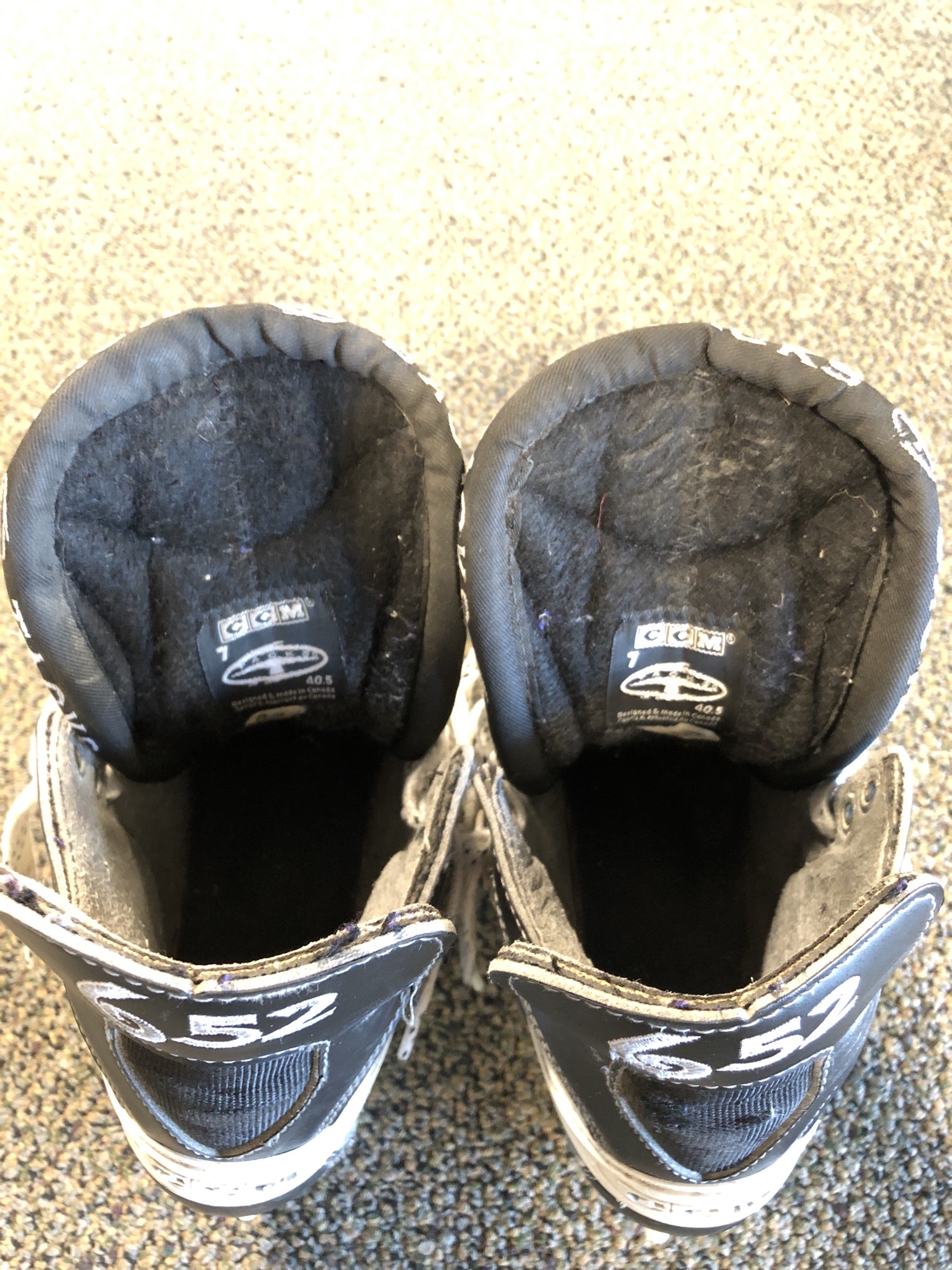 Senior Used CCM Super Tacks 652 Hockey Skates D&R (Regular) 7.0 ...