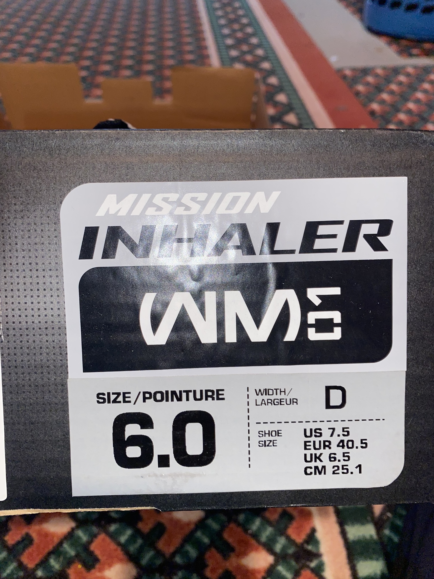 New Mission Regular Width Size 6 Inhaler WM01 Inline Skates | SidelineSwap