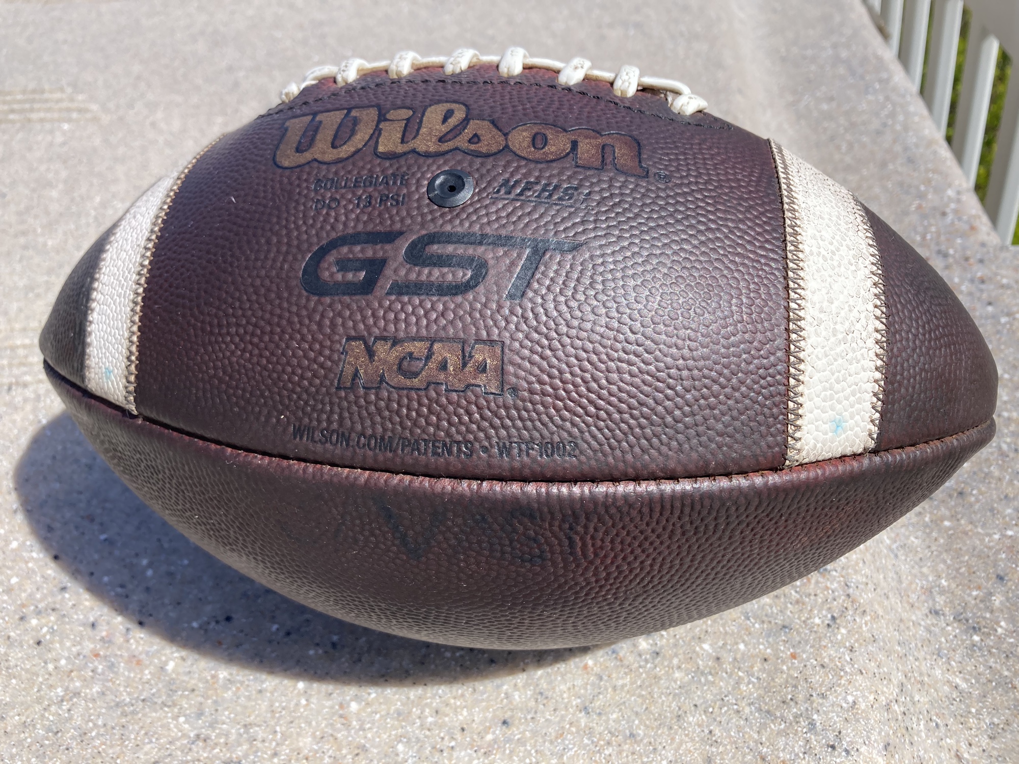 Wilson GST Official Size Leather Football | SidelineSwap