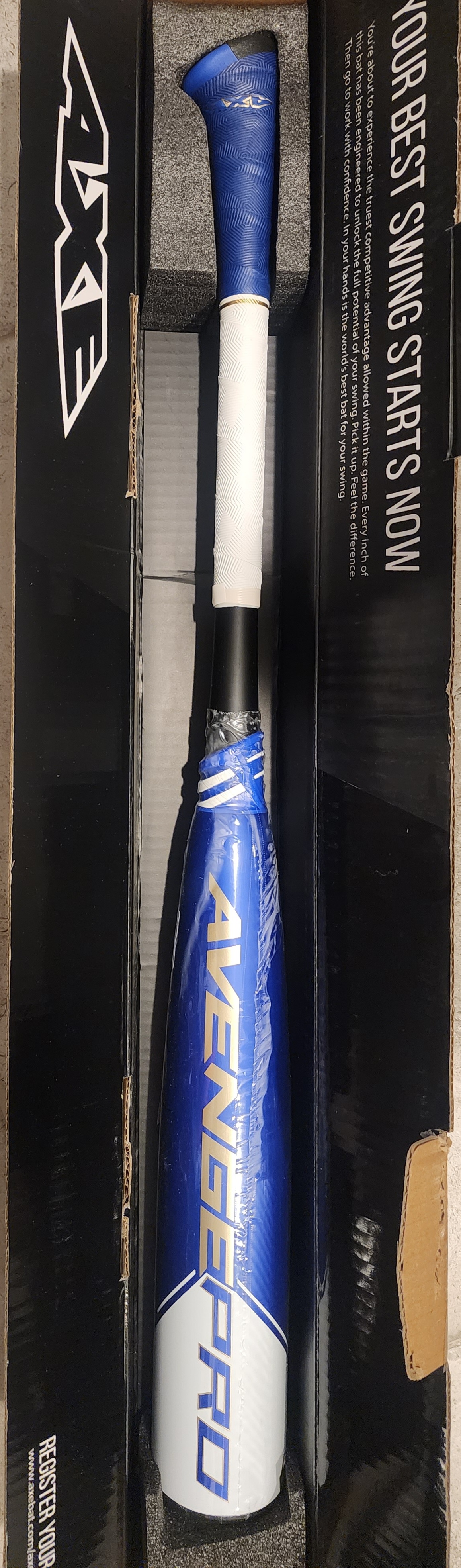 New USSSA Certified 2023 AXE Composite Avenge Pro Bat (-10) 19 oz 29 ...