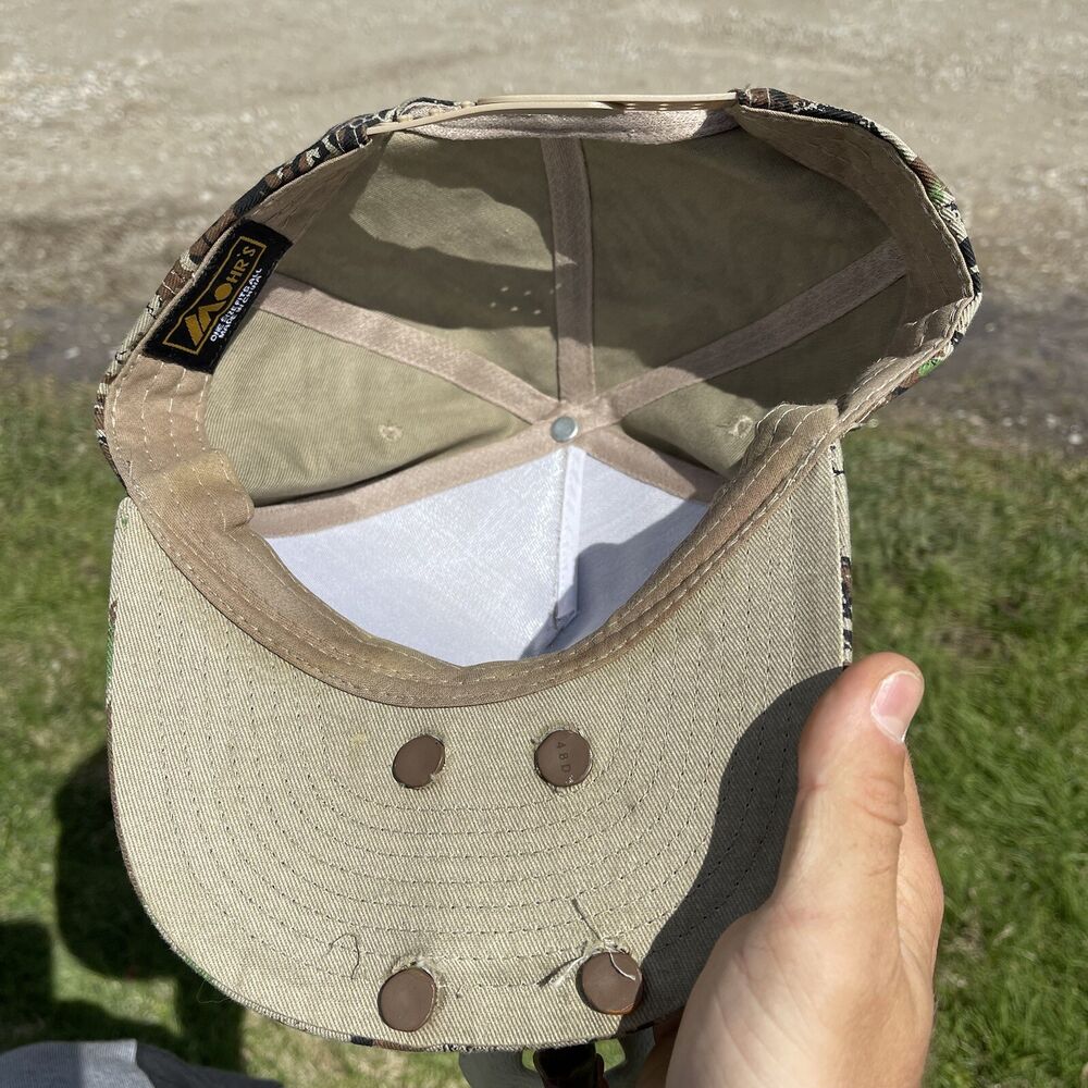 Vintage 90s Rocky Mountain Elk Camouflage Samuels Recycling Snapback ...