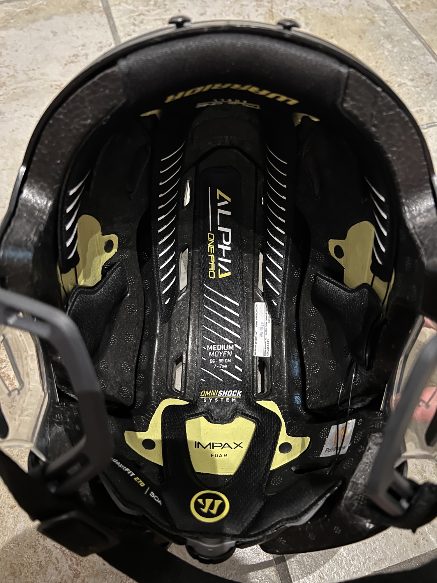 New Medium Warrior Pro Stock Alpha One Pro Helmet | SidelineSwap