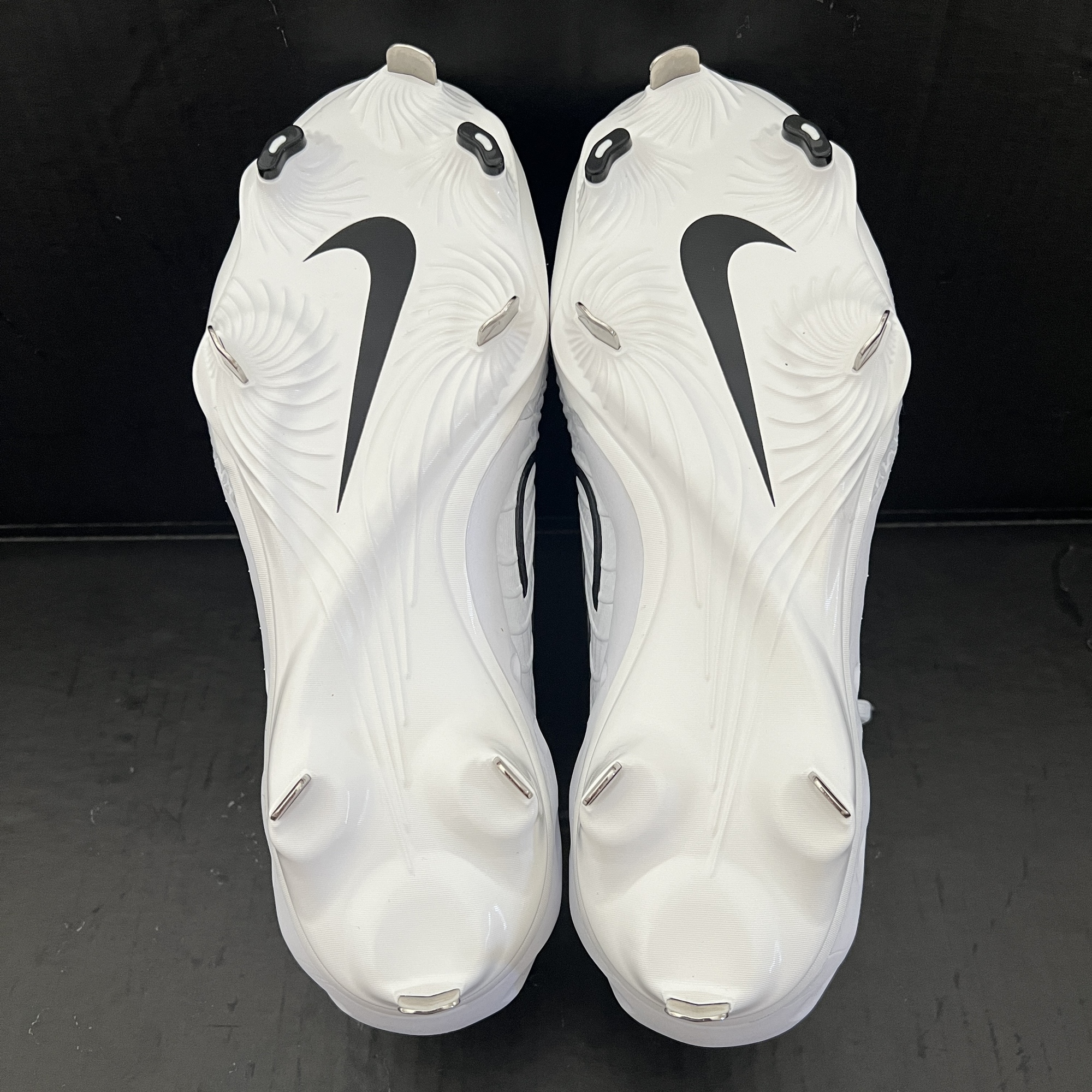 (Size 11) Nike Alpha Huarache NXT 'White Black' Metal Baseball Cleats ...