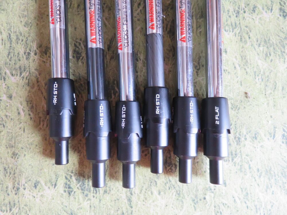 Wilson Staff FITTING CART / DEMO Iron Shafts .. Lot of 6 Shafts ...