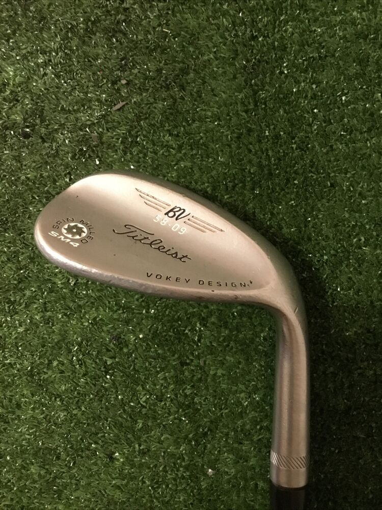 Titleist Vokey Design Spin Milled SM4 58* Lob Wedge (LW) Wedge Flex Steel Shaft | SidelineSwap