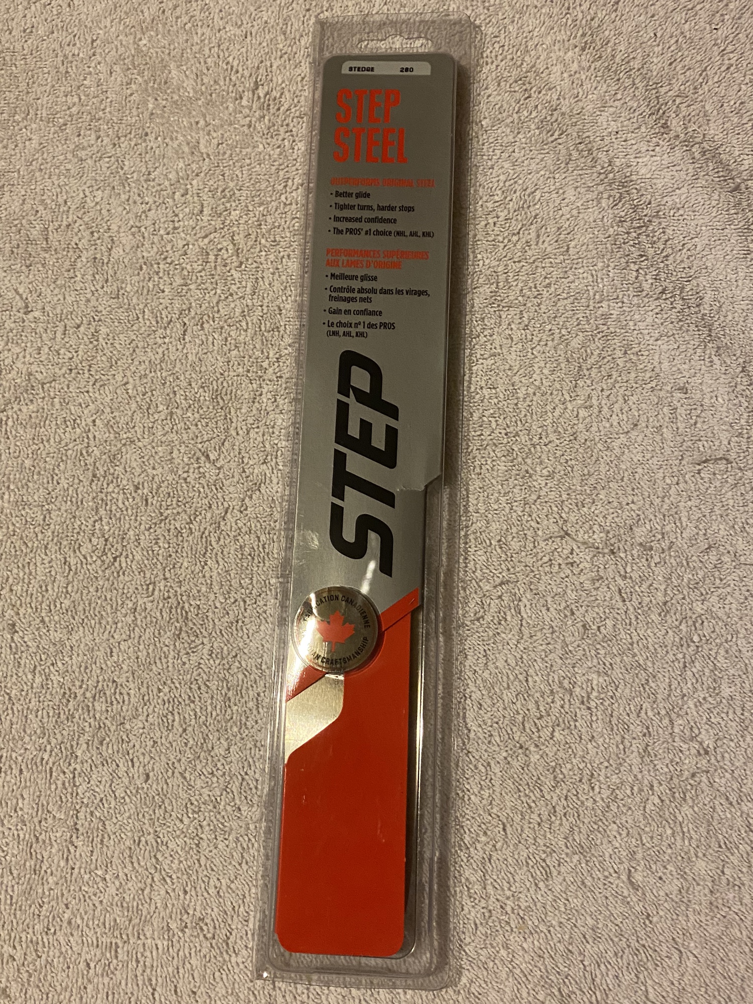 Step Steel Hockey ST Edge Stainless Steel Runners 280 Bauer New ...