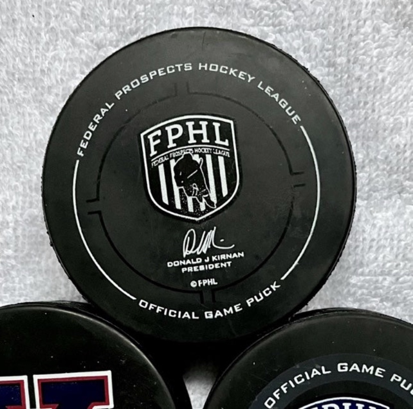 CAROLINA THUNDERBIRDS FPHL HOCKEY OFFICIAL GAME PUCK | SidelineSwap