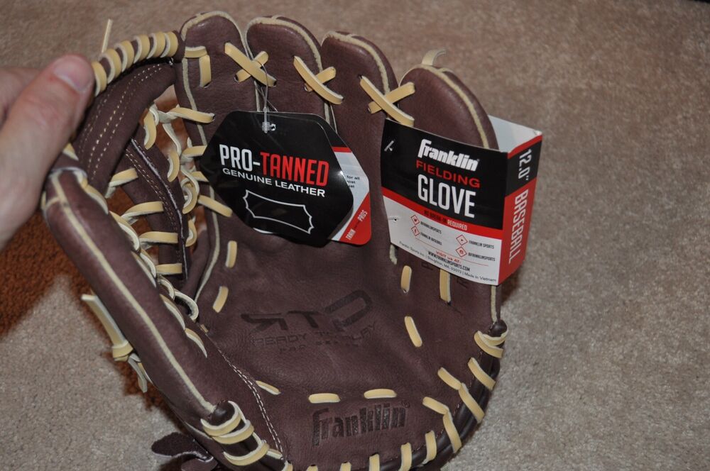 12" Franklin RTP Pro Series Brown Leather Baseball Glove 22570-12 ...