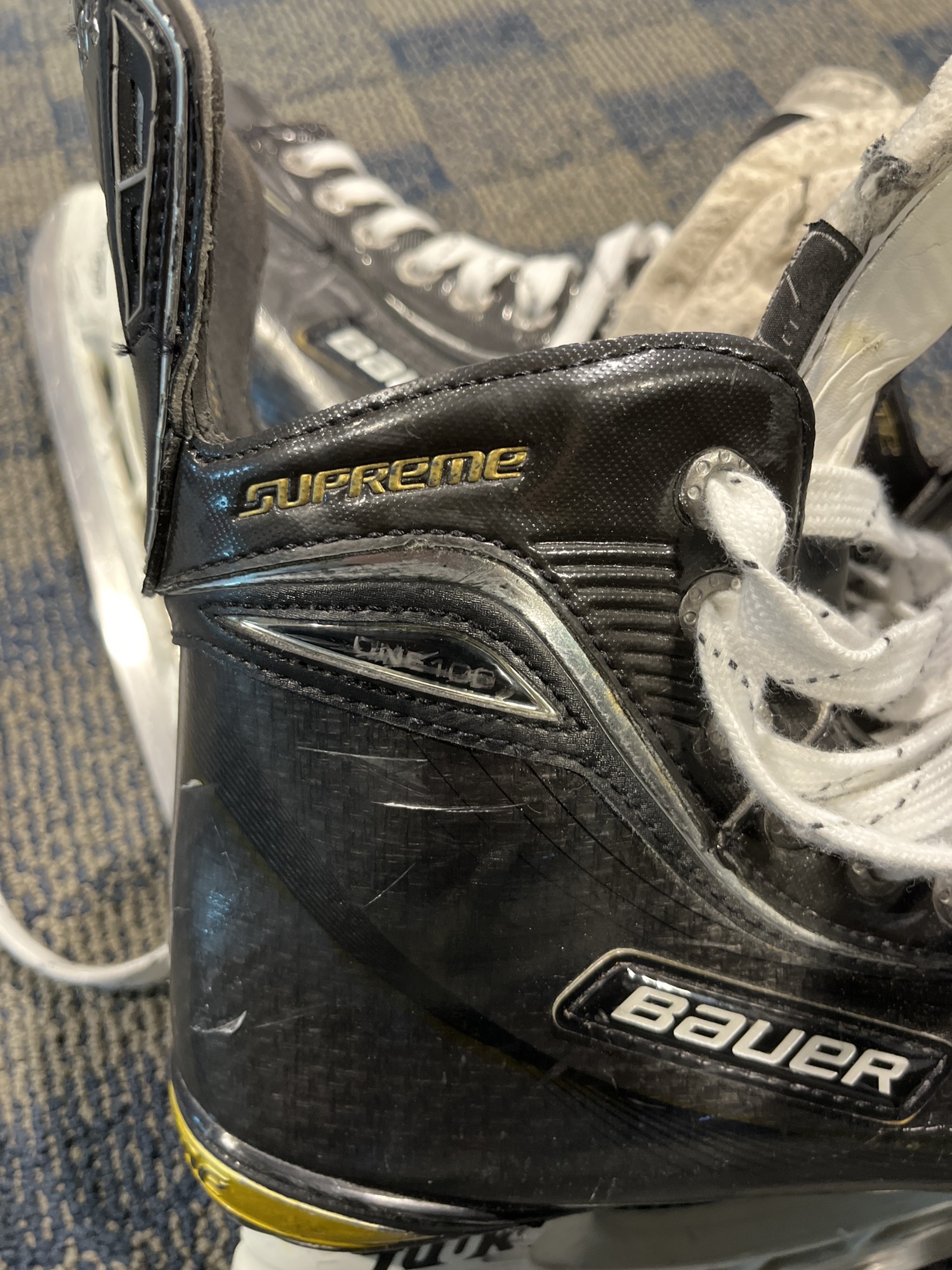 Senior Used Bauer Supreme One100 Hockey Skates D&R (Regular) 7.0 ...