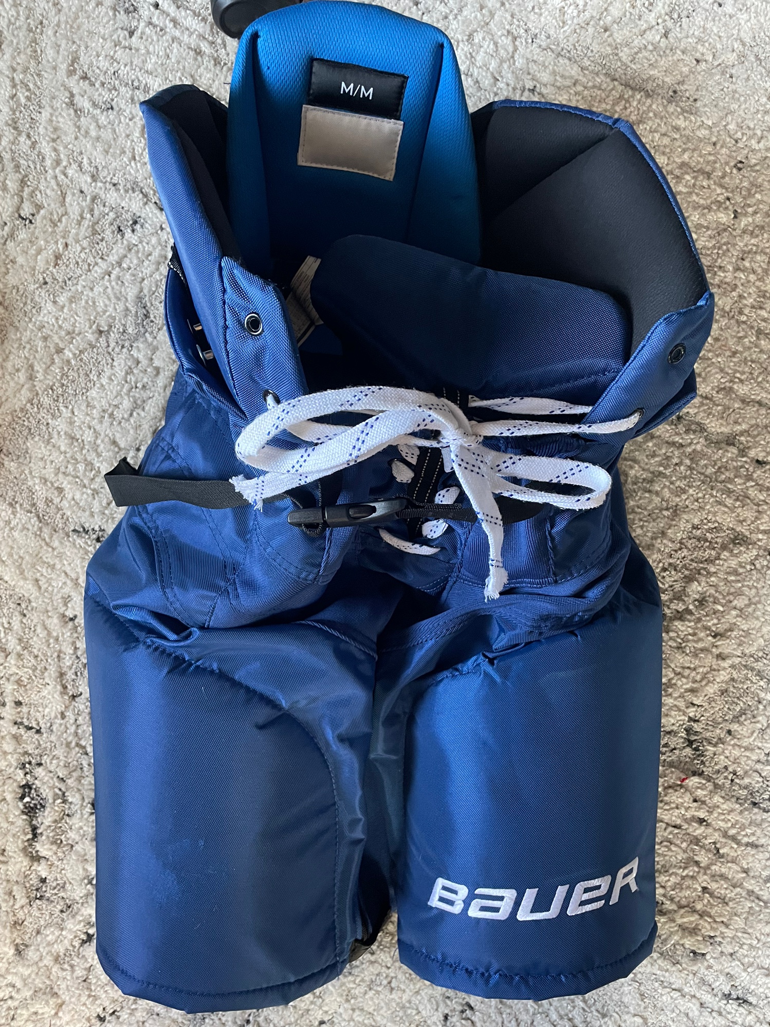 Bauer Pro stock Royal Blue pants Medium | SidelineSwap