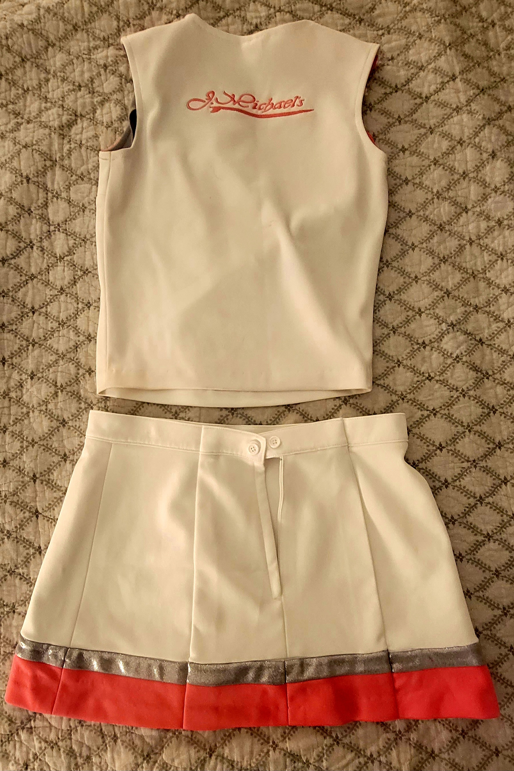 AHS Cheer Uniform - Pink and White (3-Piece Set) | SidelineSwap