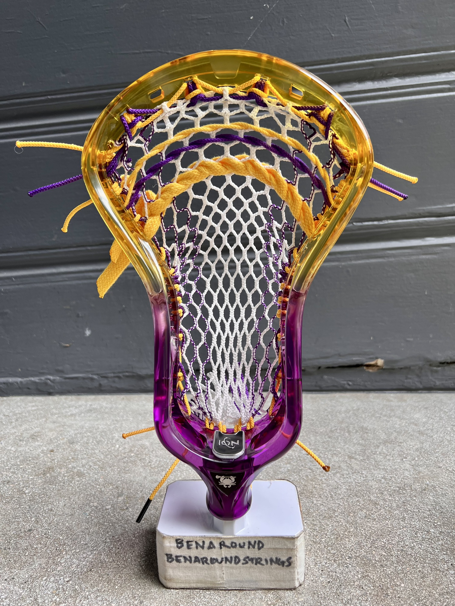 ECD Ion Dyed Gold & Purple - Pro Strung W/ Hero 3.0 Semi Soft ...