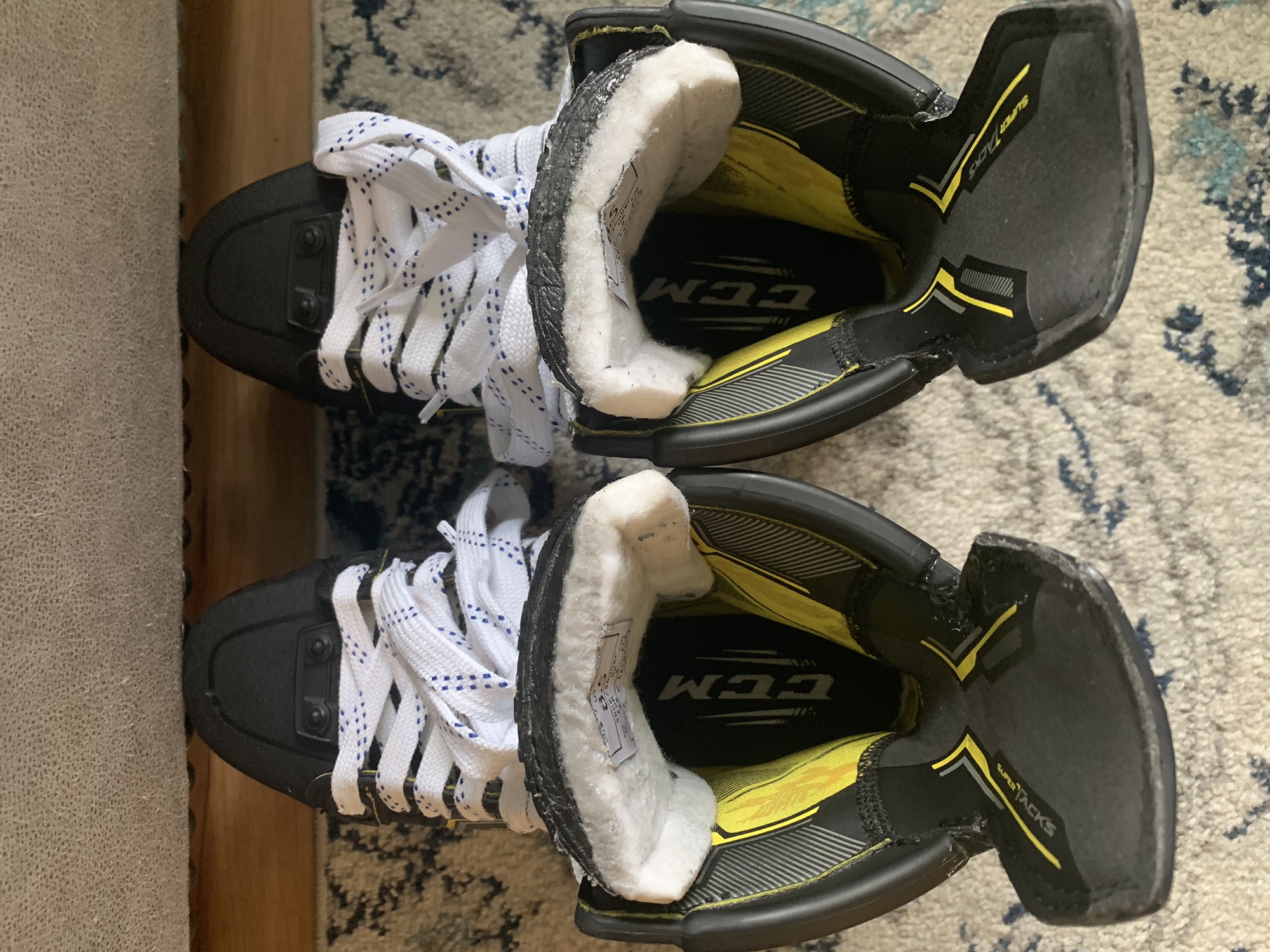 Custom - CCM Size 8.5D Super Tacks Vector Premier Hockey Skates w STEP ...