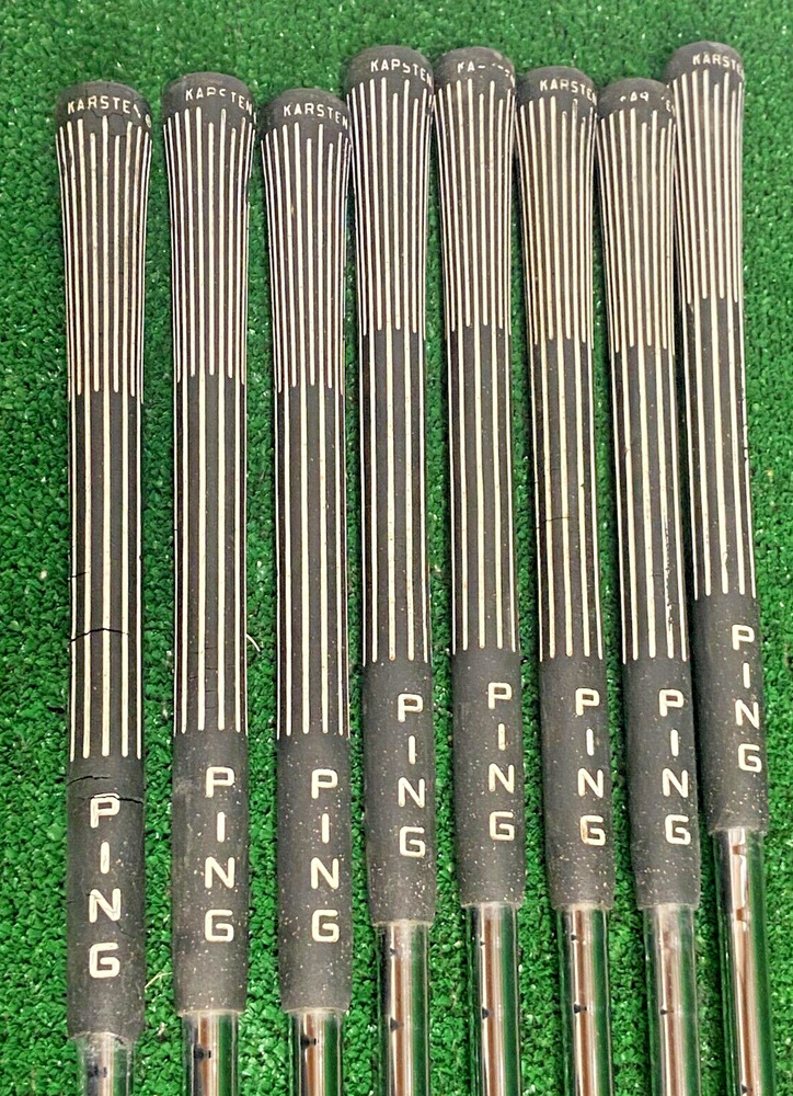 Ping Eye 2 PLUS Iron Set 3-PW Black Dot RH KT-M Stiff Steel 5i/38" New Grips | SidelineSwap