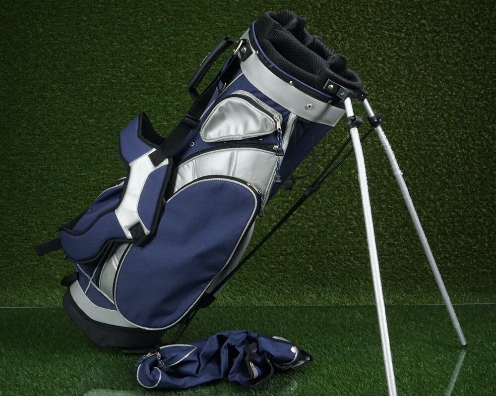 CROSPETE SPORTS 7-WAY DIVIDER GOLF STAND BAG, BLUE / SILVER | SidelineSwap