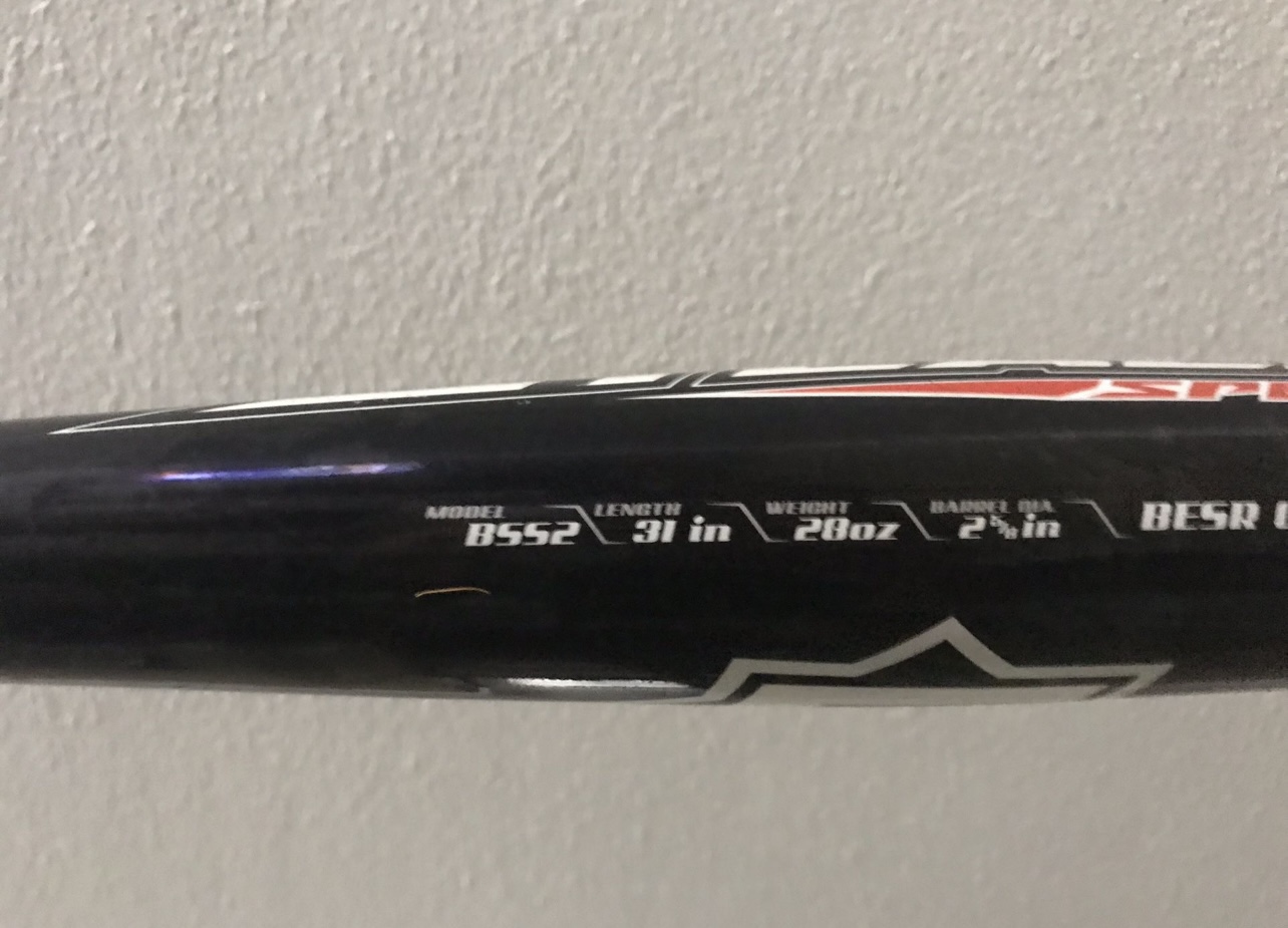 BESR Certified Easton Stealth BSS2 Composite Baseball Bat 31/28 ...