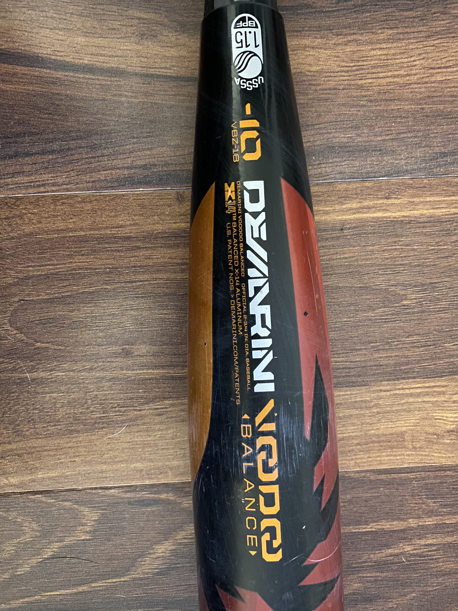 USSSA Certified DeMarini (-10) 19 oz 29" Voodoo Balanced Bat | SidelineSwap