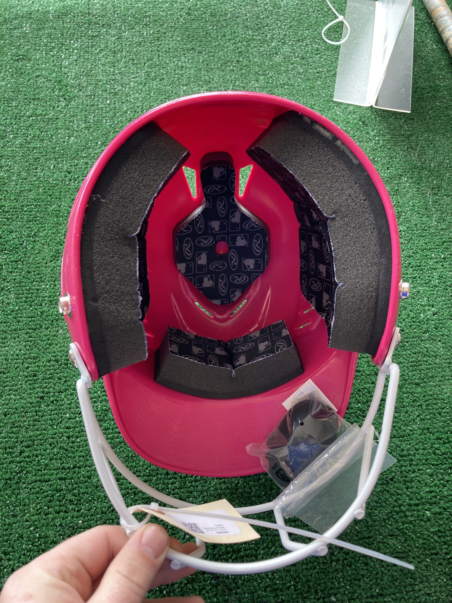 New 6 1/4 - 6 7/8 Rawlings Pink Batting Helmet | SidelineSwap