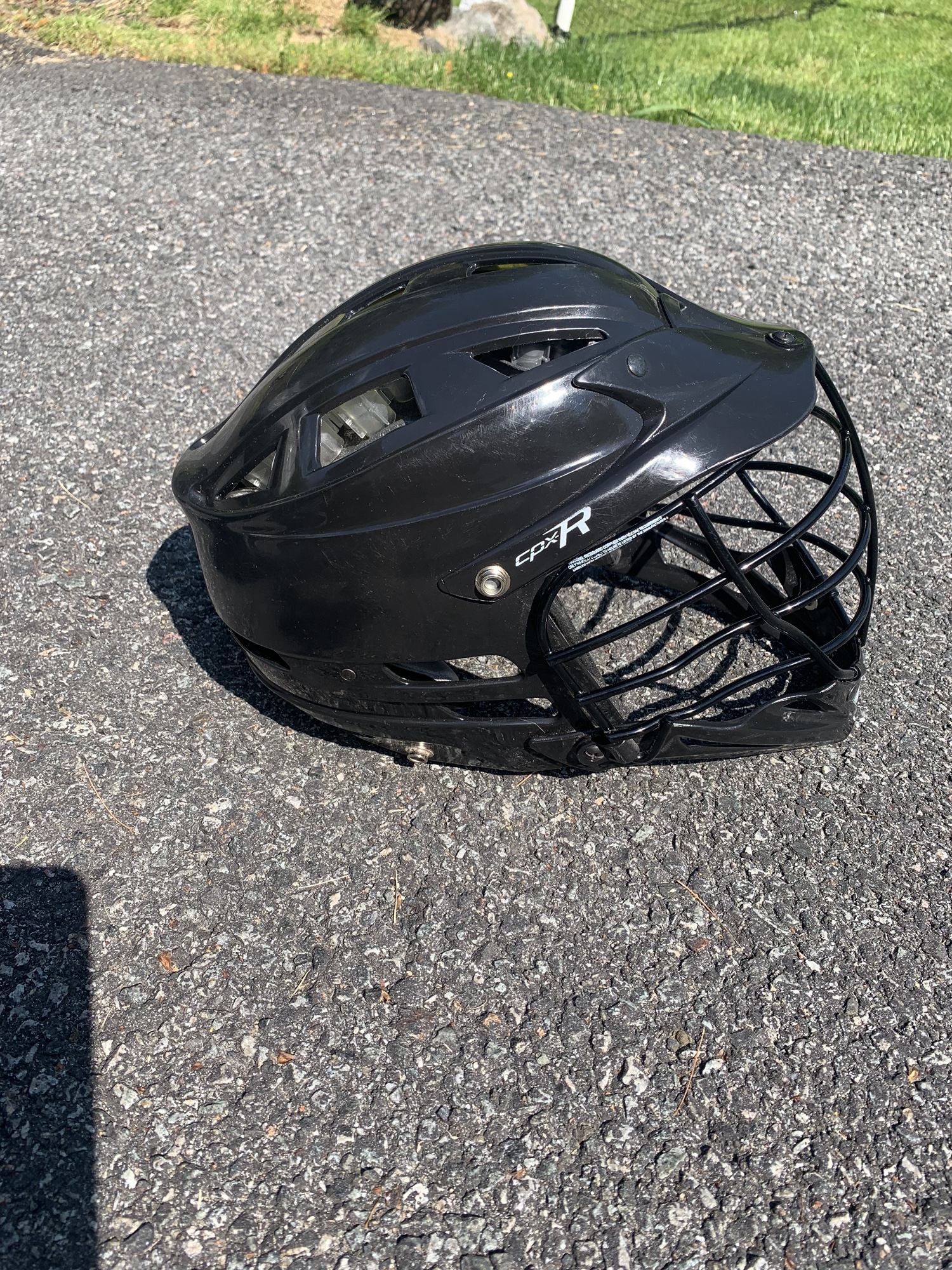 Cascade CPX-R Lacrosse Helmet - All Black (Retail: $200) | SidelineSwap