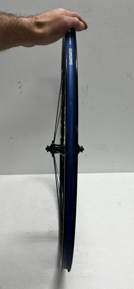 Shimano WH-R500 9-Speed 24/20-Bladed Spoke 622x15 Black Aluminum 700C ...