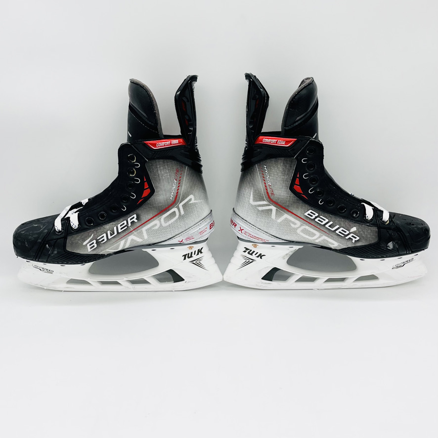 Custom Red Bauer Vapor Hyperlite Hockey Skates-6.5 D/A-263 | SidelineSwap