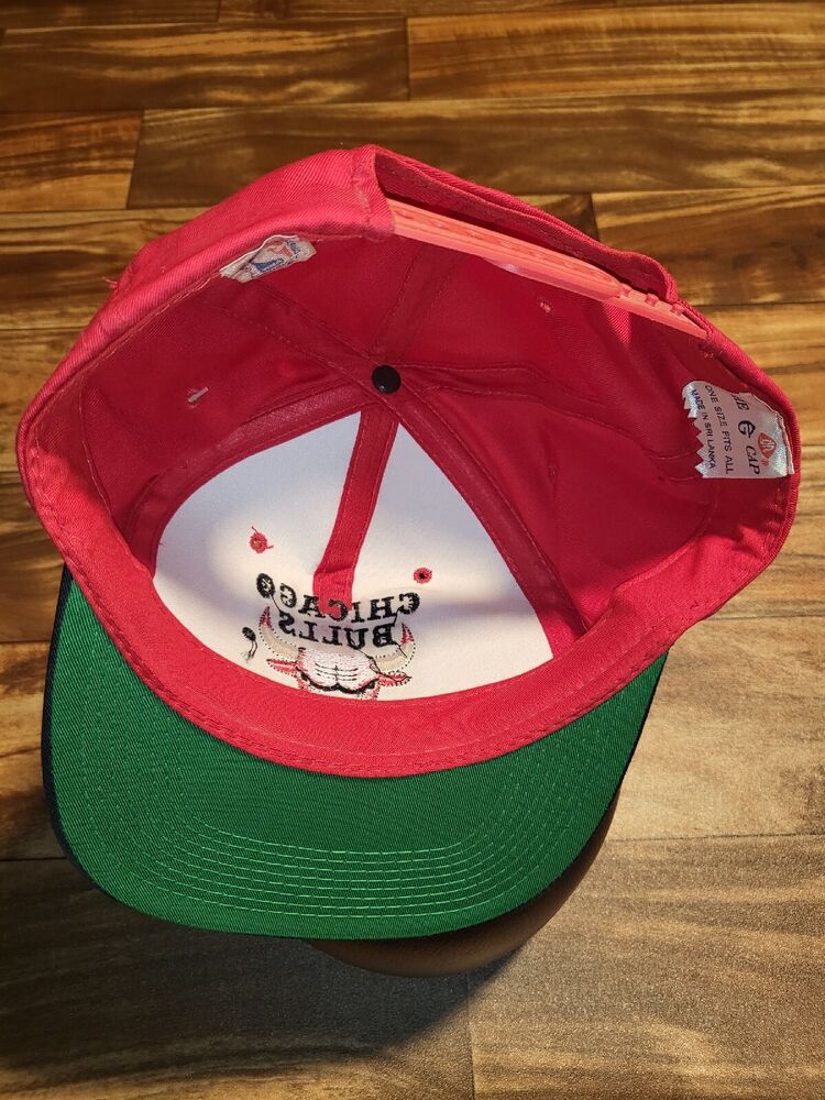 NEW Vintage Chicago Bulls NBA Plain Logo Sports Hat Cap Vtg The G Cap ...