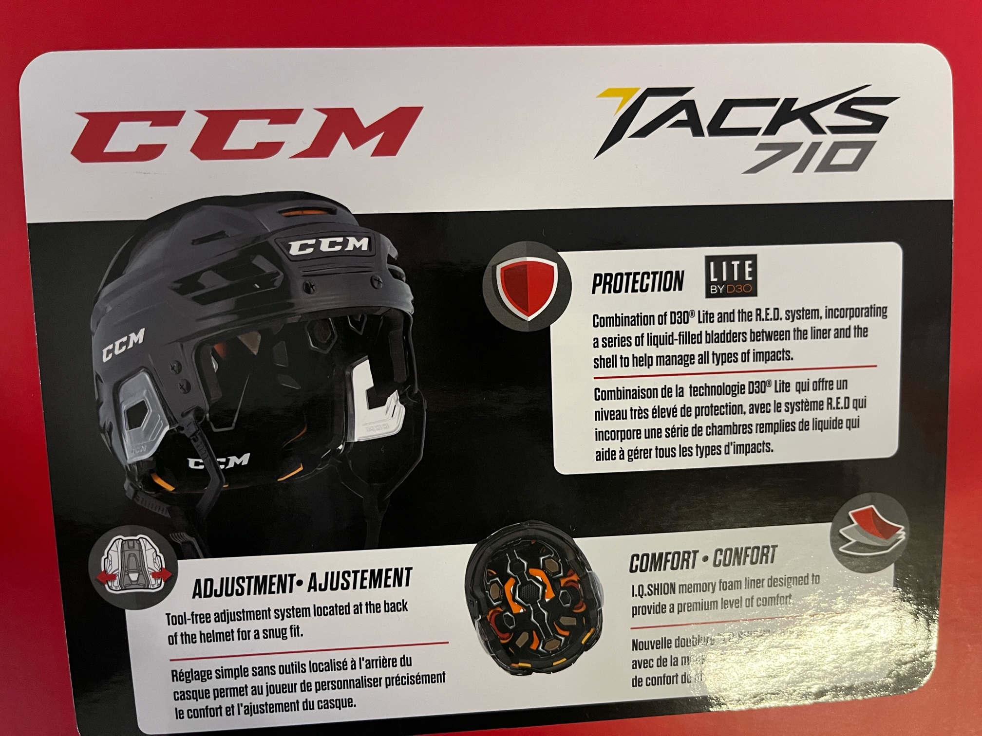 New CCM Tacks 710 Helmet (HT710:SR) | SidelineSwap