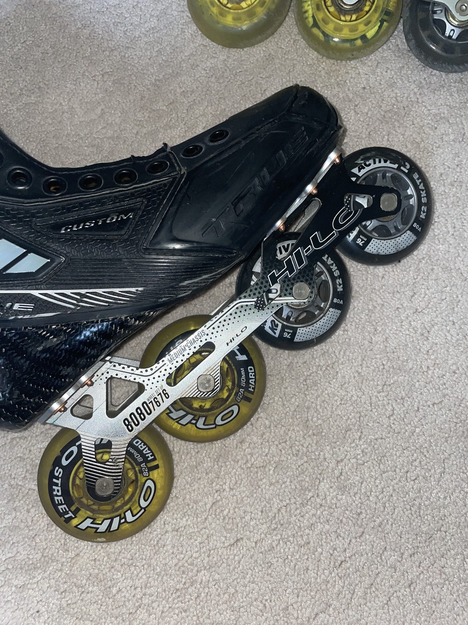 7D True pro custom rollerblades | SidelineSwap