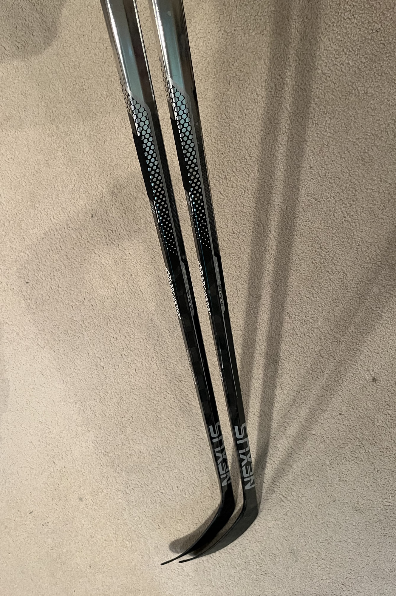 2- Pack Bauer Nexus Geo Custom Hockey Stick (LH P92m 77 Flex ...