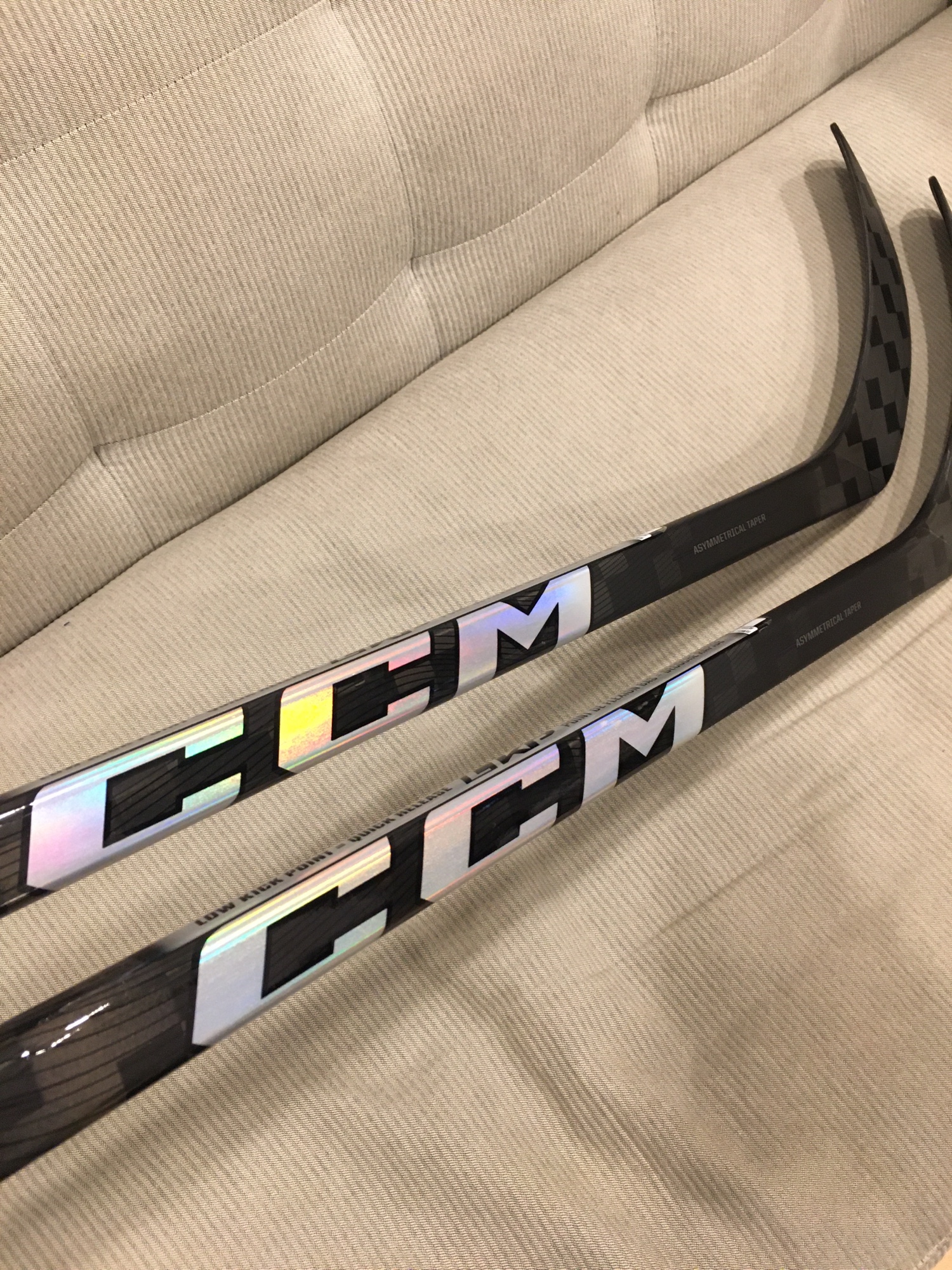 2 PACK! New Senior RH CCM Ribcor Trigger 7 Pro P29 75 Flex Hockey Stick ...