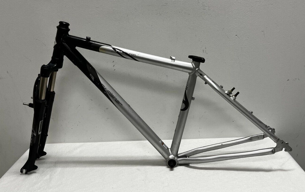 Gary Fisher Tiburon 17.5" Al Hybrid 700C Bike Frame RST Neon Suspension Fork +BB | SidelineSwap