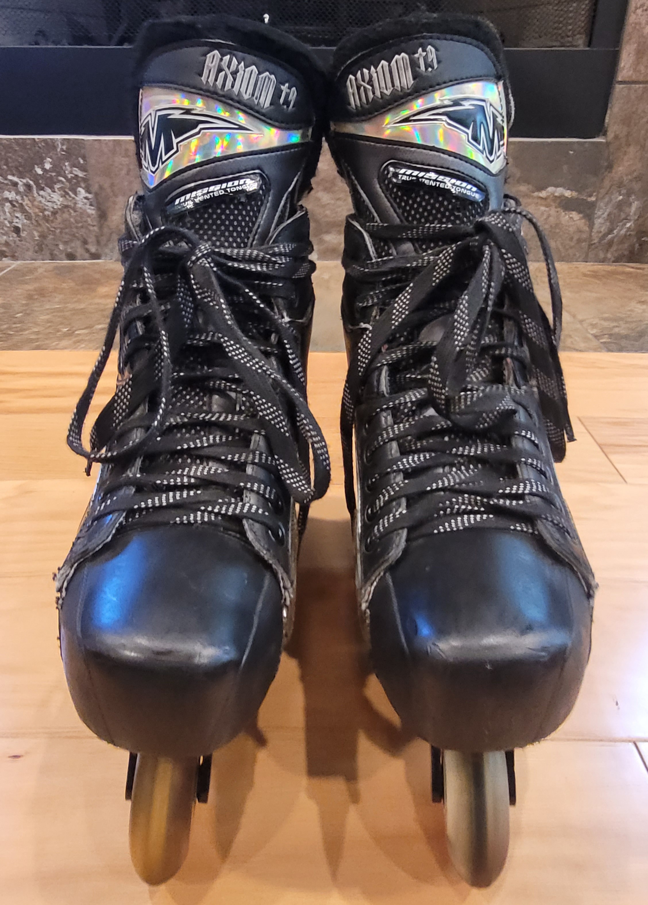 Mission Axiom T9 Size 9.5D Inline Roller Hockey Skates | SidelineSwap