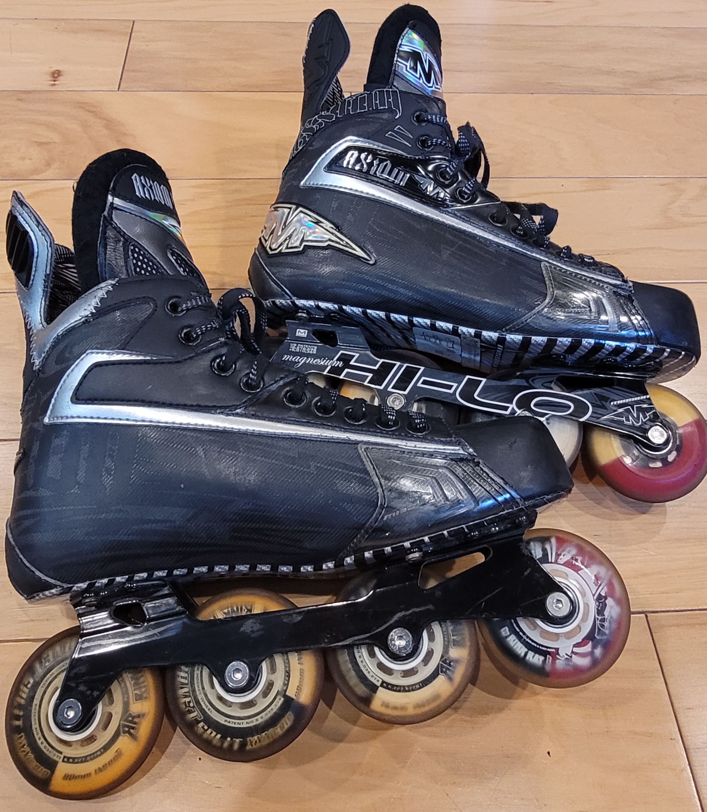Mission Axiom T9 Size 9.5D Inline Roller Hockey Skates | SidelineSwap